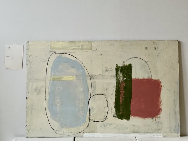 現代アート【原画】Roimos art 油絵 オーナメント 絵画 壁掛け 抽象画 インテリア ナチュラル 個性的 | iichi ハンドメイド ...