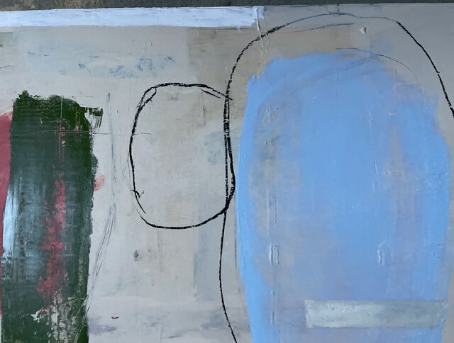 現代アート【原画】Roimos art 油絵 オーナメント 絵画 壁掛け 抽象画 インテリア ナチュラル 個性的 | iichi ハンドメイド ...