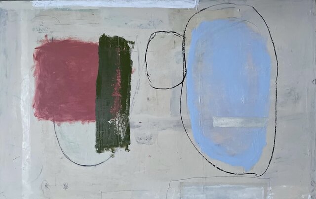 現代アート【原画】Roimos art 油絵 オーナメント 絵画 壁掛け 抽象画 インテリア ナチュラル 個性的 | iichi ハンドメイド ...