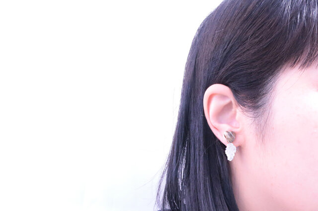 イヤリング｜海の石｜SSE-06 | iichi ハンドメイド・クラフト作品・手仕事品の通販