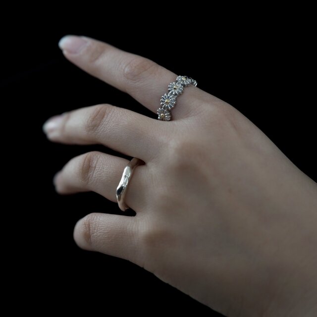 bloom ring K18 | iichi ハンドメイド・クラフト作品・手仕事品の通販