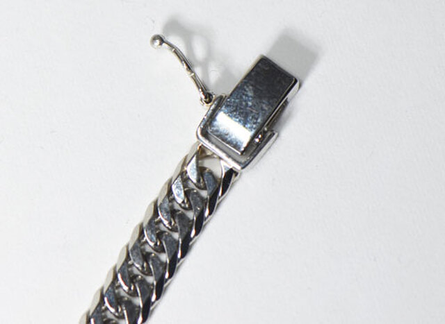 プラチナ ブレスレット 喜平 6面カットダブル 約20cm mura181 | iichi ハンドメイド・クラフト作品・手仕事品の通販