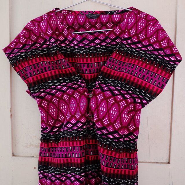 アフリカンプリント 3 WAY ワンピース pink paradise | iichi ハンドメイド・クラフト作品・手仕事品の通販