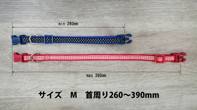 犬・猫用首輪 サイズM 黒ドット柄 | iichi ハンドメイド・クラフト作品・手仕事品の通販