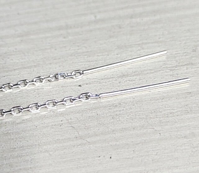 コロンビアレムリアン＊chain pierce | iichi 日々の暮らしを心地よくするハンドメイドやアンティークのマーケットプレイス