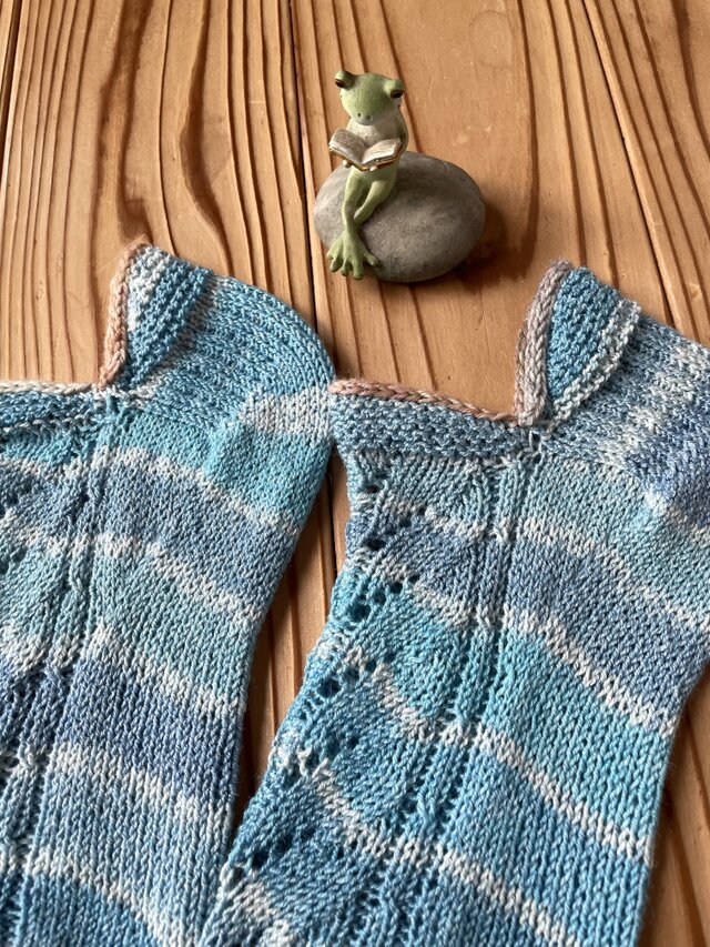 No.1225夏うつぼソックス114匹め | iichi ハンドメイド・アンティーク・食品・ギフト・手作り