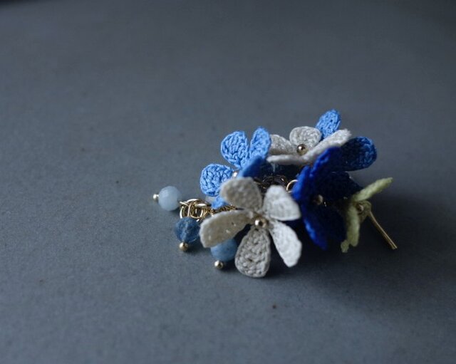 bouquet of blue flower mix | iichi 日々の暮らしを心地よくするハンドメイドやアンティークのマーケットプレイス