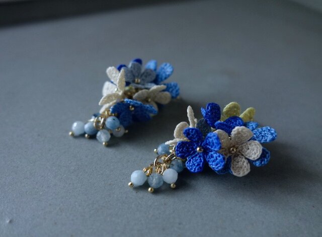 bouquet of blue flower mix | iichi 日々の暮らしを心地よくするハンドメイドやアンティークのマーケットプレイス