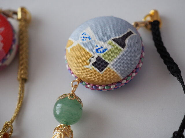 マカロン帯飾り_乾杯 | iichi ハンドメイド・クラフト作品・手仕事品の通販
