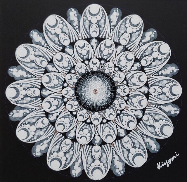 曼荼羅アート「SP.NO1」(織葉習作) | iichi ハンドメイド・クラフト作品・手仕事品の通販