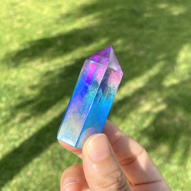 コスモオーラポイント 〜rainbow blue〜 | iichi ハンドメイド・クラフト作品・手仕事品の通販