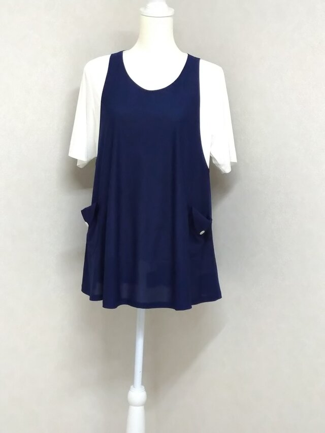 軽やかで爽やかなチュニック。NF-132 | iichi ハンドメイド・クラフト作品・手仕事品の通販