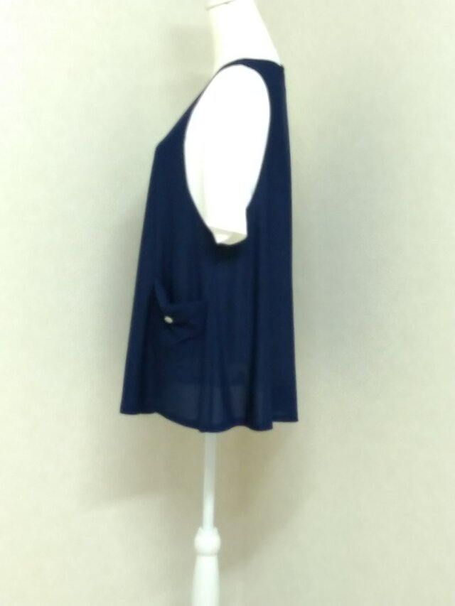 軽やかで爽やかなチュニック。NF-132 | iichi ハンドメイド・クラフト作品・手仕事品の通販