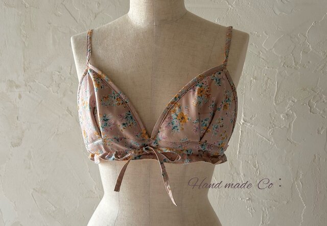 new arrival Choose！ストレスフリー パット入りブラ : : moock1 | iichi ハンドメイド・クラフト作品・手仕事品の通販