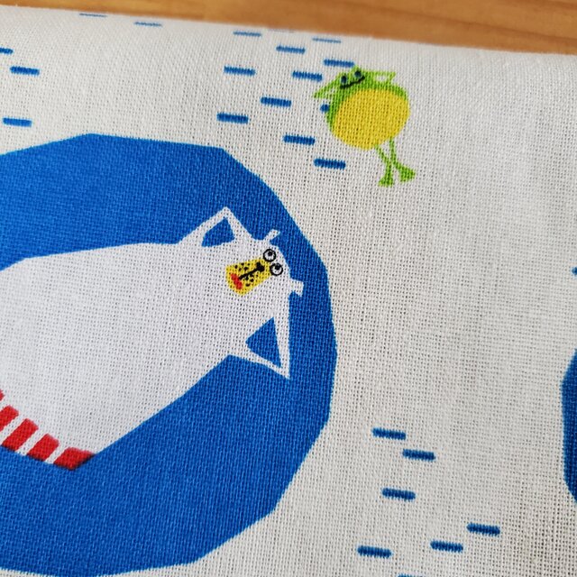 御朱印帳ケース・マルチケース(シロクマ＆カエル柄) | iichi ハンドメイド・クラフト作品・手仕事品の通販