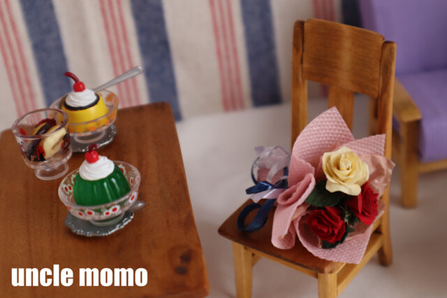 ドール用花束S 薔薇 R&Y 1/12ミニチュア雑貨 | iichi 日々の暮らしを心地よくするハンドメイドやアンティークのマーケットプレイス