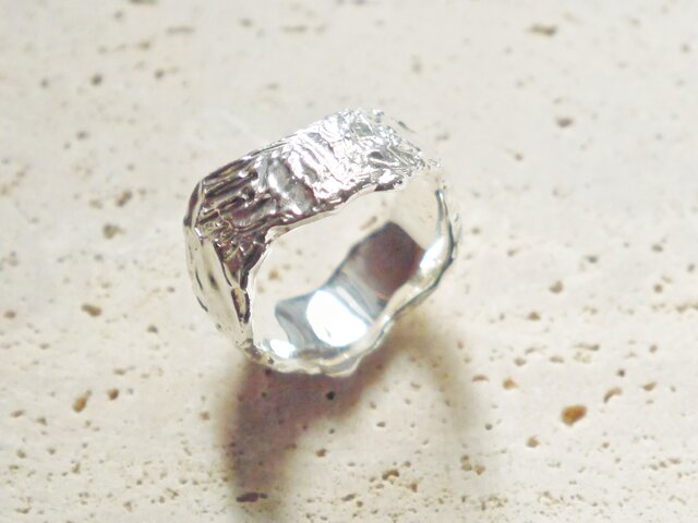 Texture ring（sv） | iichi ハンドメイド・クラフト作品・手仕事品の通販