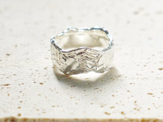Texture ring（sv） | iichi ハンドメイド・クラフト作品・手仕事品の通販
