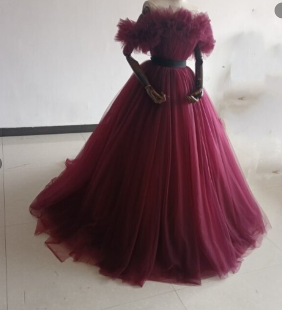 即納！人気上昇！カラードレス オフショルダーの2WAYドレス ロングトレーン パーティードレス お色直し | iichi ハンドメイド・クラフト作品・手仕事品の通販