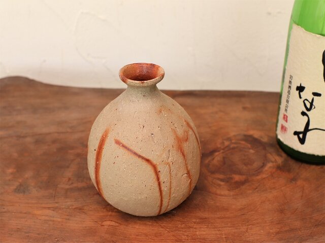 備前焼 徳利・ひだすき t-140 | iichi ハンドメイド・クラフト作品・手仕事品の通販