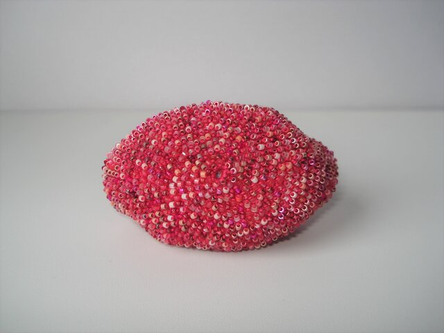 Beaded Purse --Pink Mix Ⅱ-- (Petite) 内布：Poppy's Patchwork | iichi 日々の暮らしを心地よくするハンドメイドやアンティークの ...