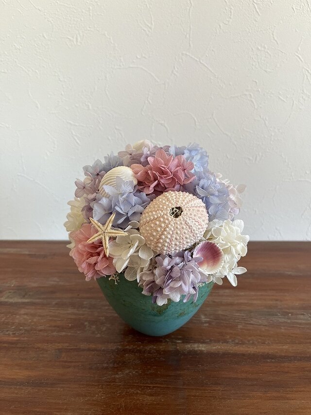 Shell / シェル ポットアレンジⓂ | iichi ハンドメイド・クラフト作品・手仕事品の通販