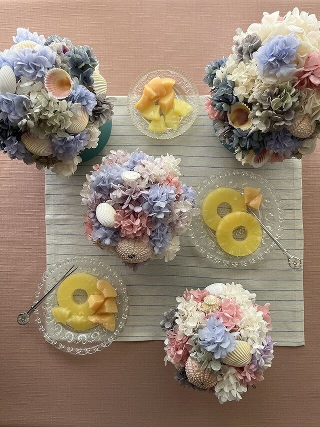 Shell / シェル ポットアレンジⓂ | iichi ハンドメイド・クラフト作品・手仕事品の通販