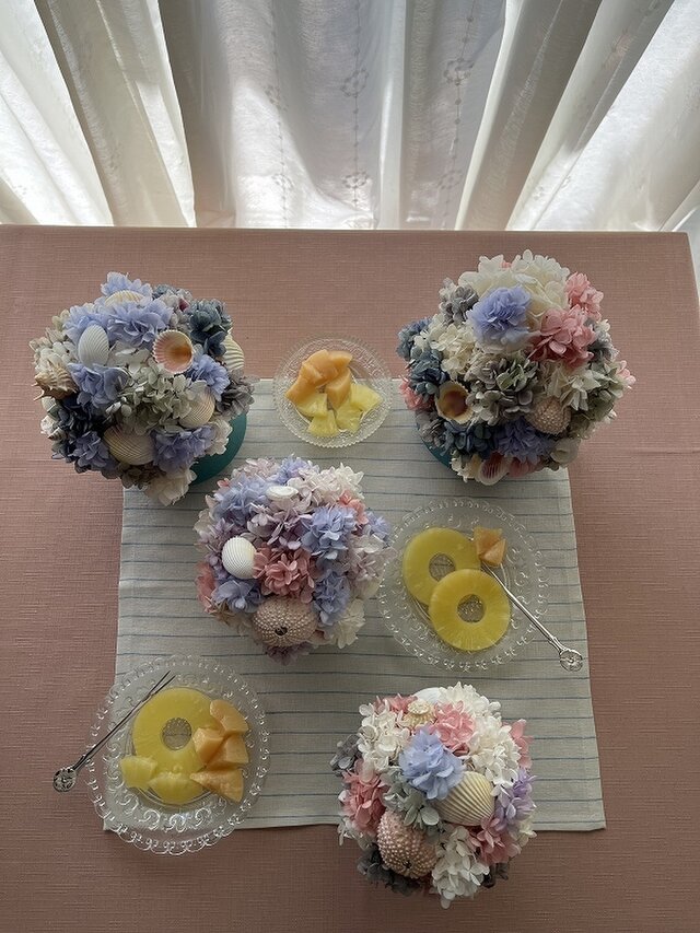 Shell / シェル ポットアレンジⓁ | iichi ハンドメイド・クラフト作品・手仕事品の通販