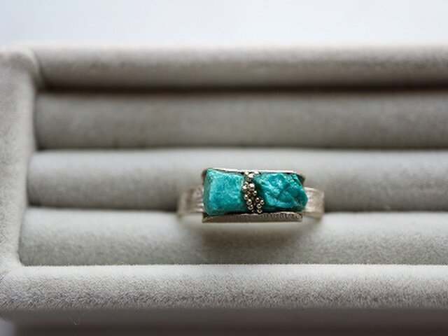 原石＊クリソコラ＊シルバーイヤーカフ＊no.656 | iichi ハンドメイド・クラフト作品・手仕事品の通販