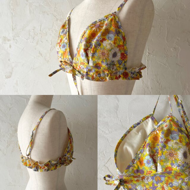 new arrival Choose！ストレスフリー パット入りブラ ＆ショーツ : : Lesso01 | iichi ハンドメイド・クラフト作品・手仕事品の通販