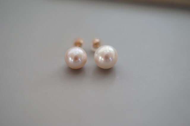 【drop】K10 淡水パールピアス | iichi ハンドメイド・クラフト作品・手仕事品の通販
