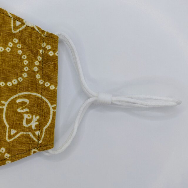 う309 和風にゃんこ柄☆立体マスク | iichi ハンドメイド・クラフト作品・手仕事品の通販