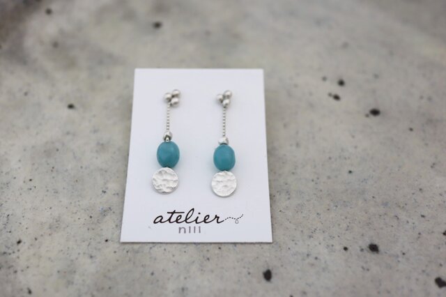 silver950 - 2way maru ピアス | iichi ハンドメイド・クラフト作品・手仕事品の通販