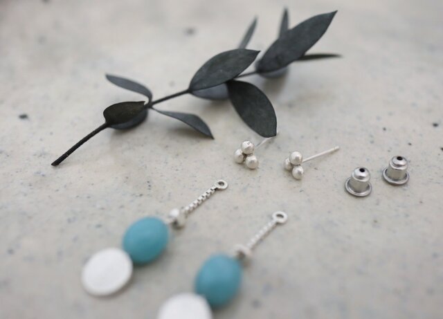 silver950 - 2way maru ピアス | iichi ハンドメイド・クラフト作品・手仕事品の通販