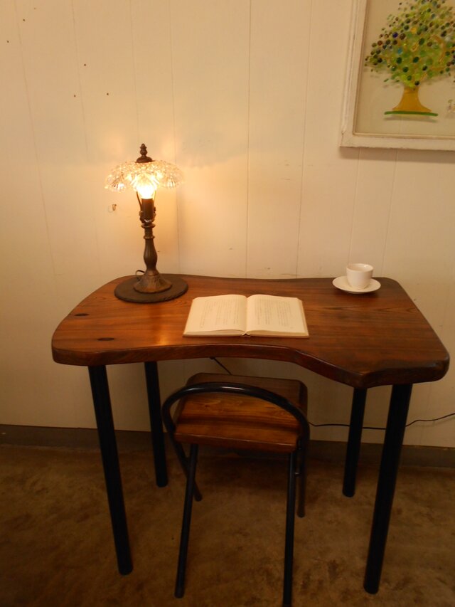 けやきアイアンテーブルイスセット07-05 | iichi ハンドメイド・クラフト作品・手仕事品の通販