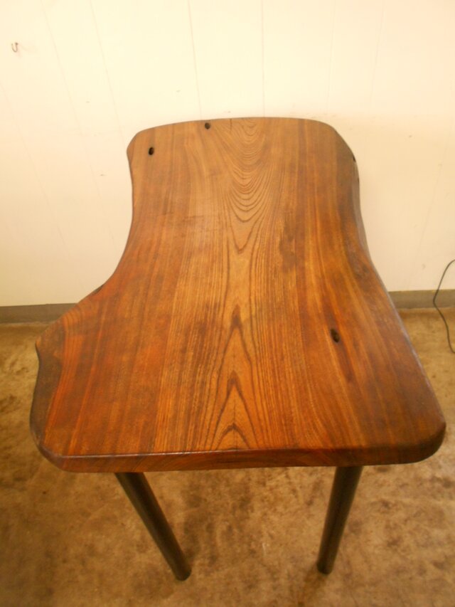 けやきアイアンテーブルイスセット07-05 | iichi ハンドメイド・クラフト作品・手仕事品の通販