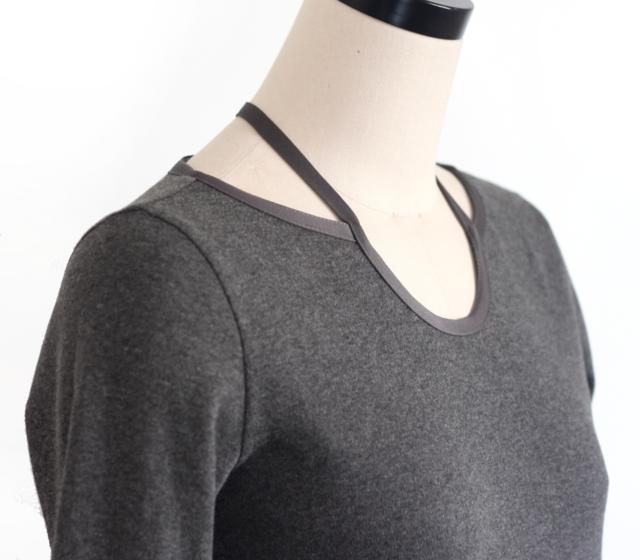 【長袖用】形にこだわった 大人のホルターネックTシャツ【カラー・サイズ展開有】 | iichi 日々の暮らしを心地よくするハンドメイドやアンティークのマーケットプレイス