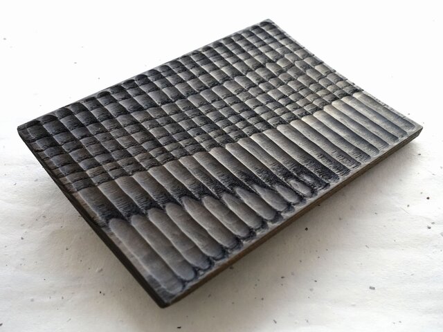 【在庫あり】木皿 栗 20×14×0.8cm 墨染め | iichi ハンドメイド・クラフト作品・手仕事品の通販