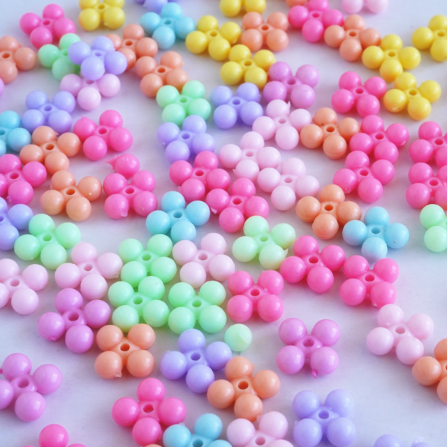 【30g】お花の形のスペーサービーズ ☆081 | iichi ハンドメイド・クラフト作品・手仕事品の通販