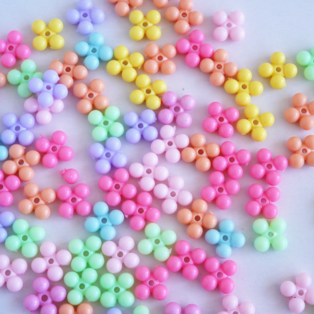 【30g】お花の形のスペーサービーズ ☆081 | iichi ハンドメイド・クラフト作品・手仕事品の通販