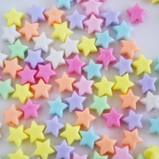 【30g】星のビーズ☆パステルカラー ☆061 | iichi ハンドメイド・クラフト作品・手仕事品の通販