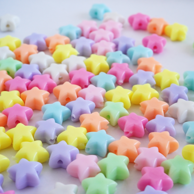 【30g】星のビーズ☆パステルカラー ☆061 | iichi ハンドメイド・クラフト作品・手仕事品の通販