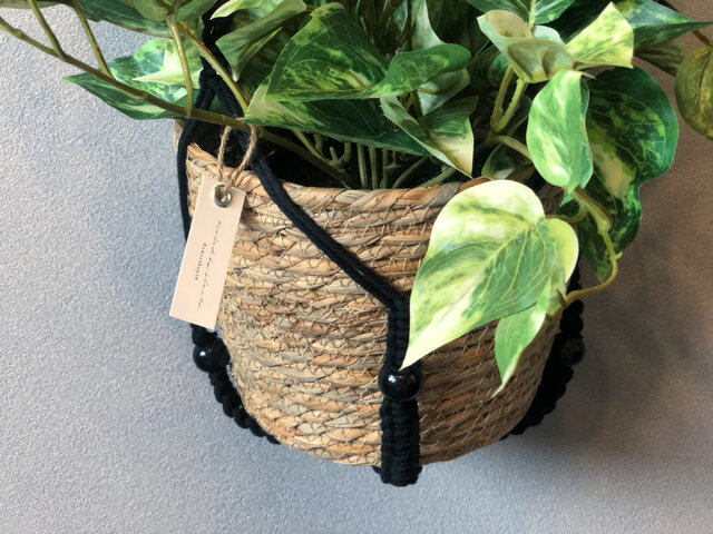 【癒しの空間作り】揺れるフェイクグリーン ハンギング 造花インテリア グリーンインテリア | iichi ハンドメイド・クラフト作品・手仕事品の通販