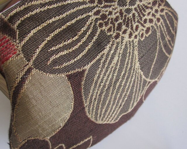 がま口：金の花（アメリカ製ファブリック） | iichi 日々の暮らしを心地よくするハンドメイドやアンティークのマーケットプレイス