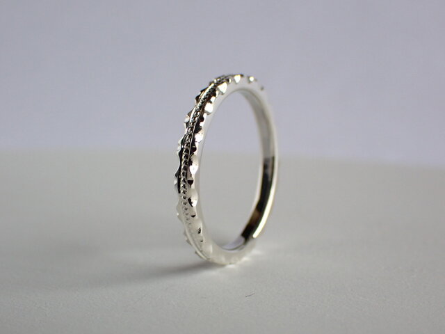 ミルグレイン シルバーリング 003 | iichi ハンドメイド・クラフト作品・手仕事品の通販