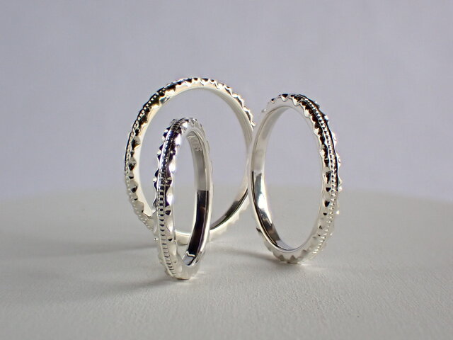ミルグレイン シルバーリング 003 | iichi ハンドメイド・クラフト作品・手仕事品の通販
