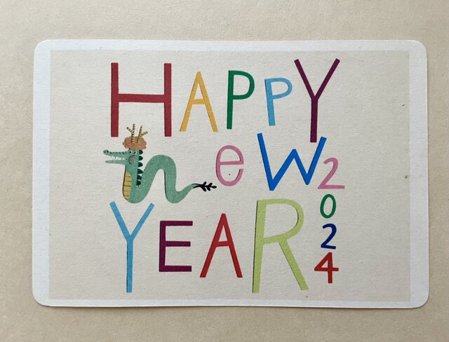 『HAPPY NEW YEAR』同柄2枚セット | iichi 日々の暮らしを心地よくするハンドメイドやアンティークのマーケットプレイス