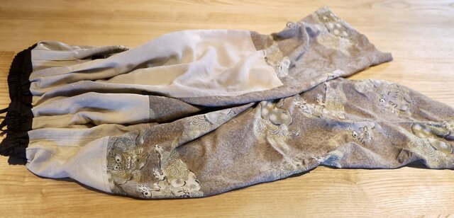 正絹羽織解からサルエルパンツ | iichi ハンドメイド・アンティーク・食品・ギフト・手作り