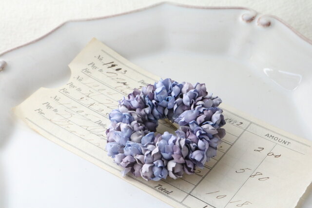 布花 花びらリースブローチ 883 | iichi ハンドメイド・クラフト作品・手仕事品の通販