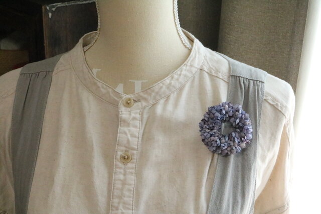 布花 花びらリースブローチ 883 | iichi ハンドメイド・クラフト作品・手仕事品の通販